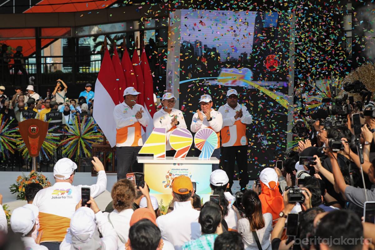 Jakarta`s 499th Anniversary and a Waste Sorting Movement Launched