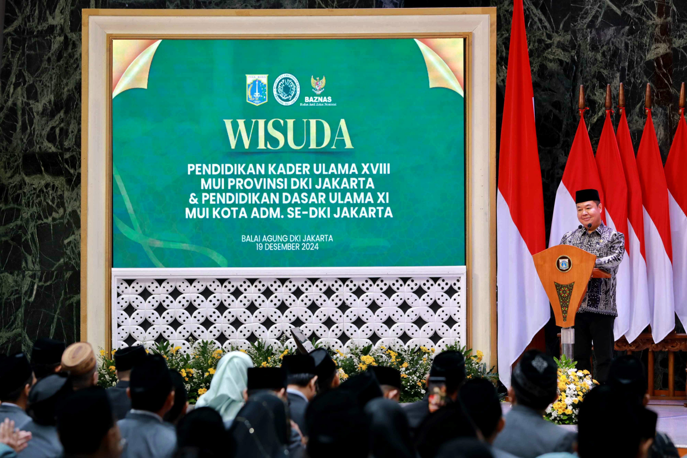 Pj Gubernur DKI Hadiri Wisuda Kader Ulama MUI | Beritajakarta.id