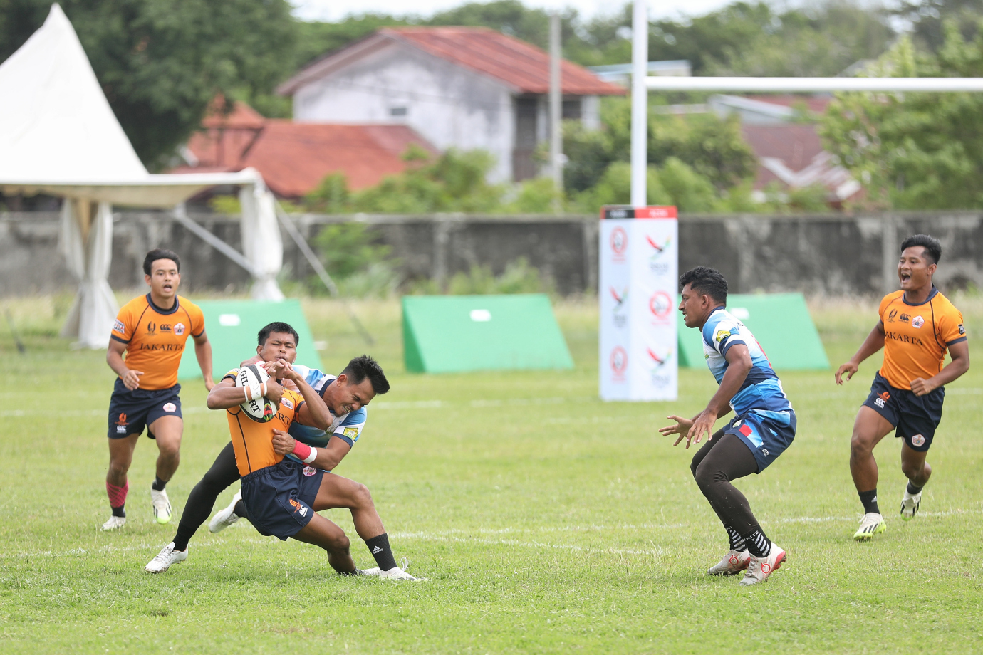 DKI Jakarta Kawinkan Dua Emas di Cabor Rugby PON 2024 | Beritajakarta.id
